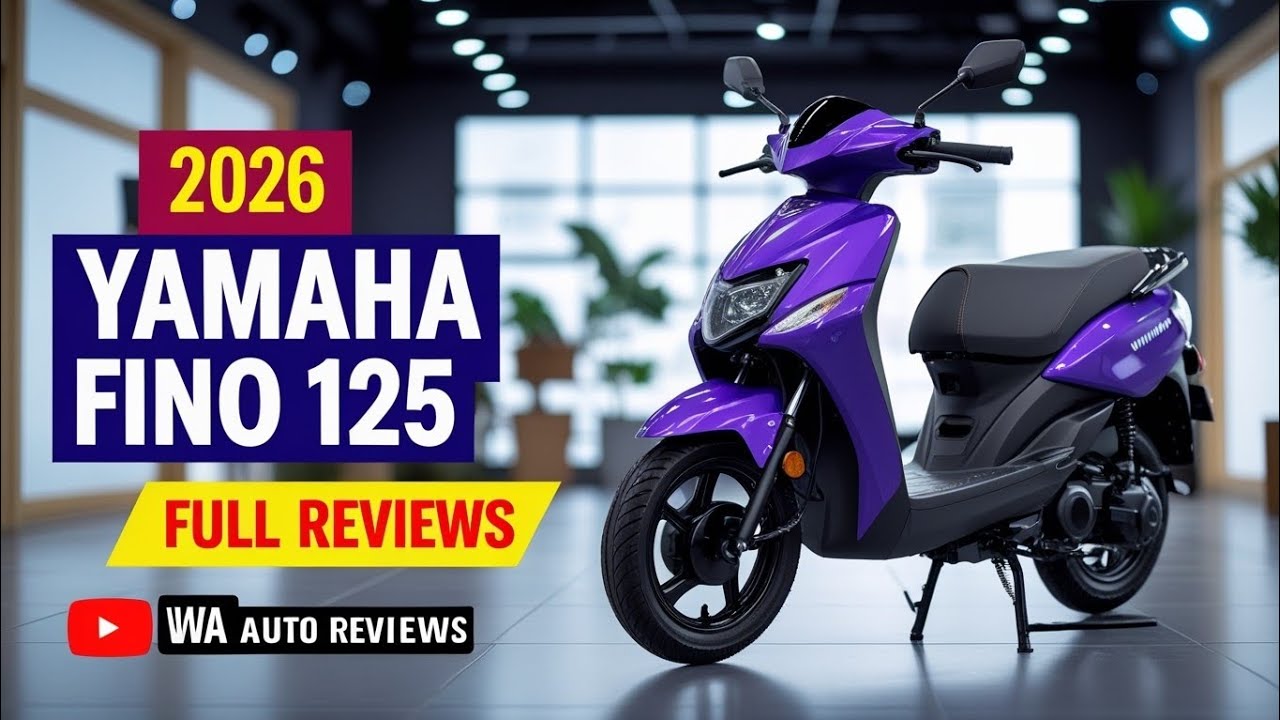 รีวิว Yamaha Fino 125 2026 รุ่นใหม่ล่าสุด สีม่วง Royal Violet สไตล์พรี ...