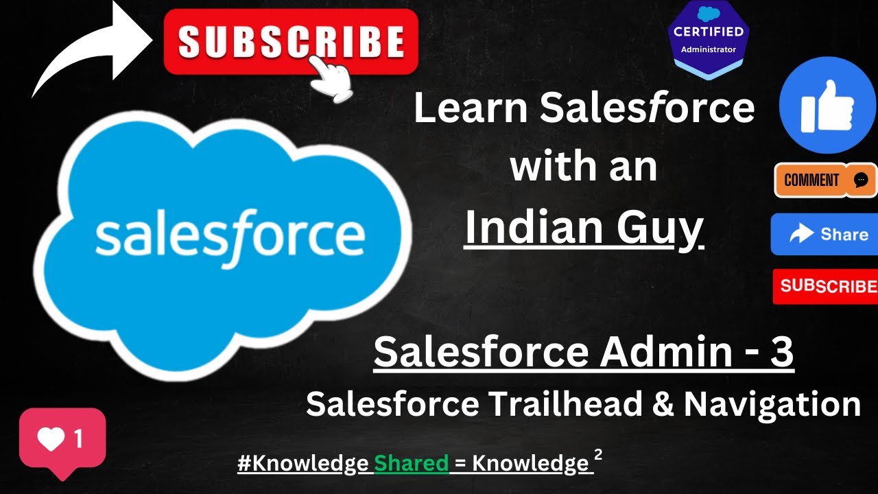 Salesforce Navigation | Learn Salesforce Admin Day - 3 - YouTube