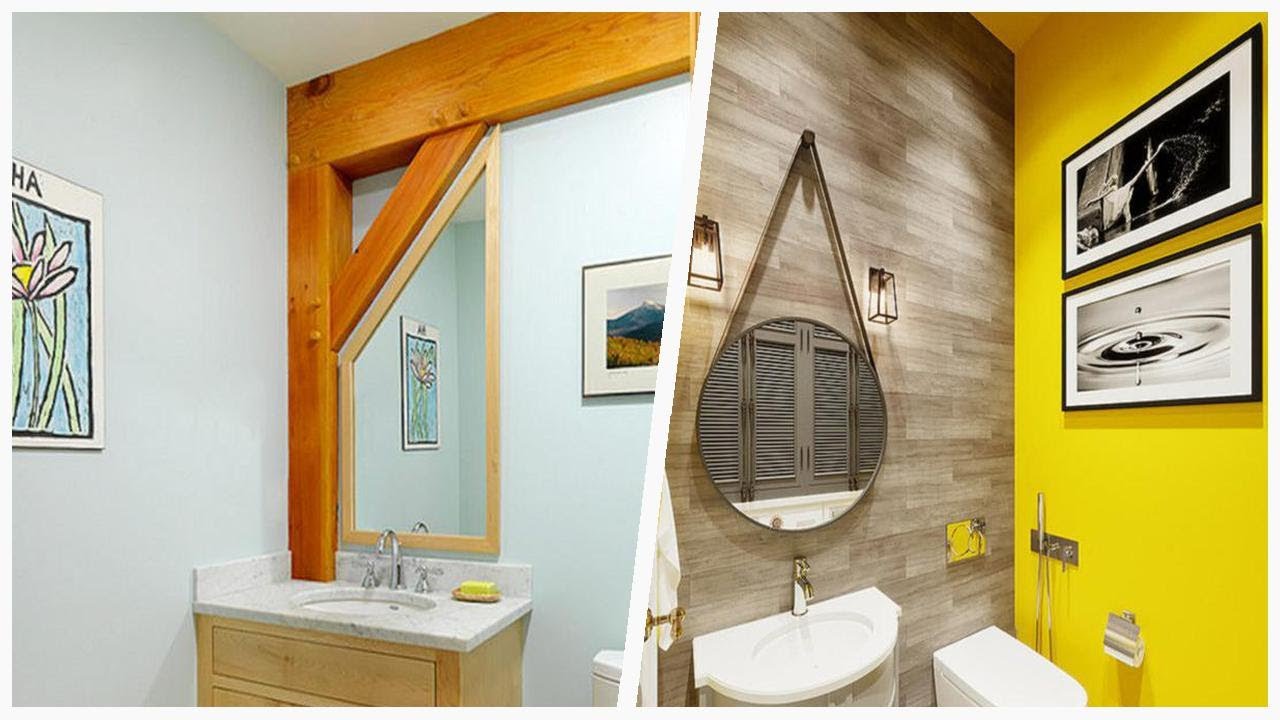 75 All Toilets Yellow Powder Room Design Ideas You'll Love 💎 - YouTube