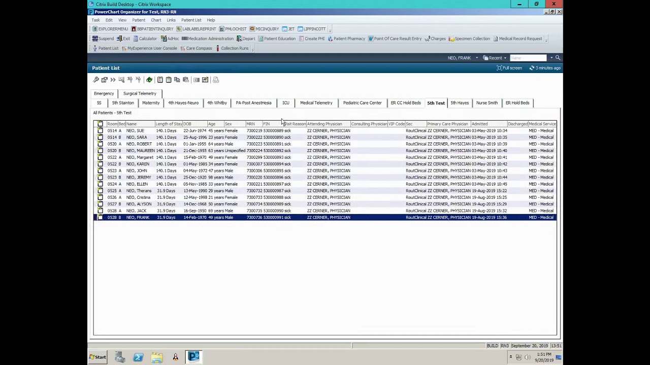 PowerChart Nursing Overview - Patient Lists (Module 2) - YouTube