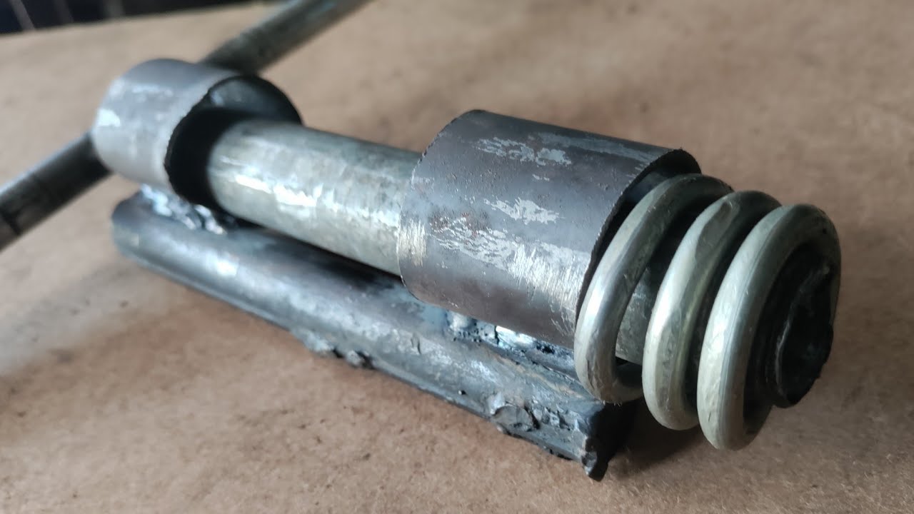 Crazy Ideas!! How to diy tool to bend iron - YouTube