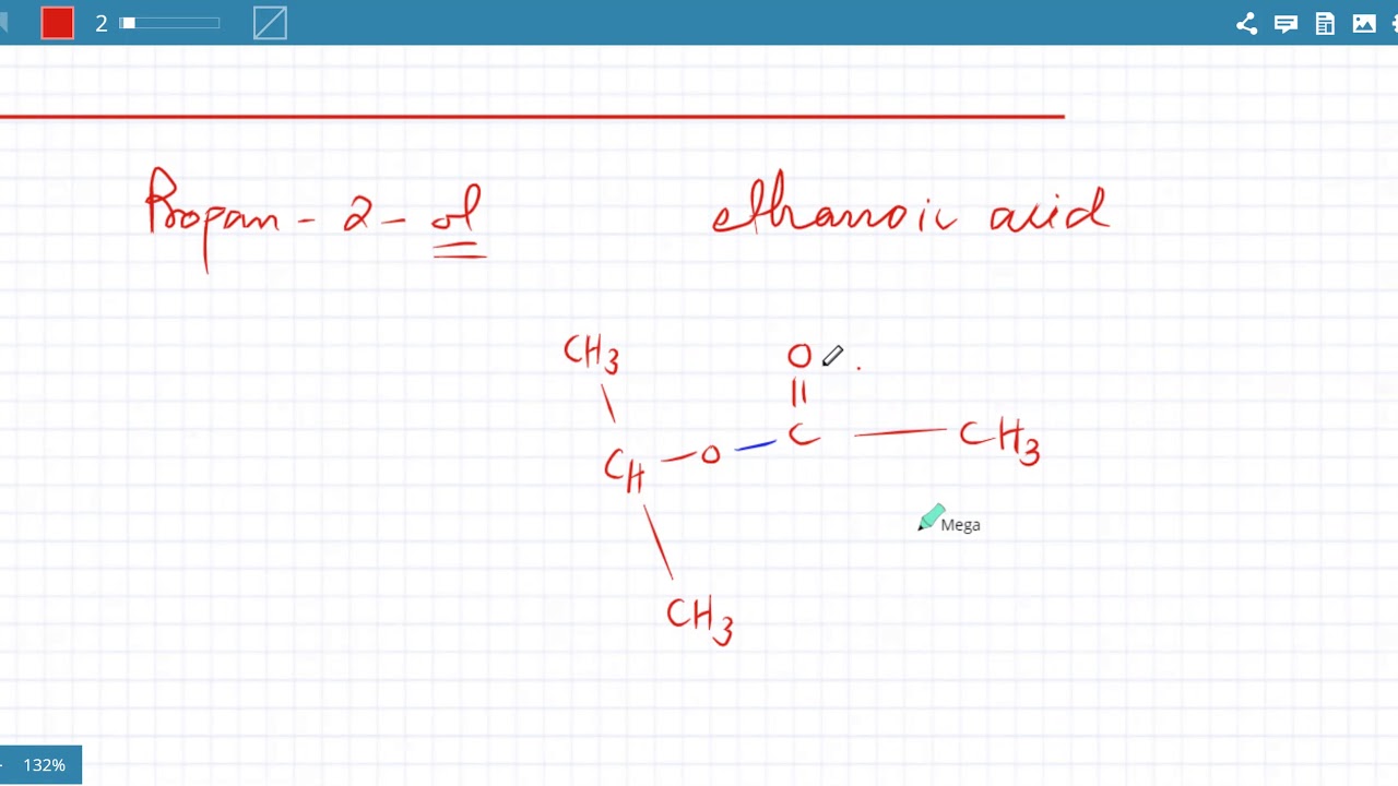 Live Class - O Levels GCE, iGCSE, GCSE - Ester Formation ...