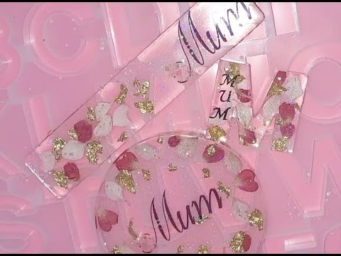 Making Mother's Day gifts from Resin - YouTube