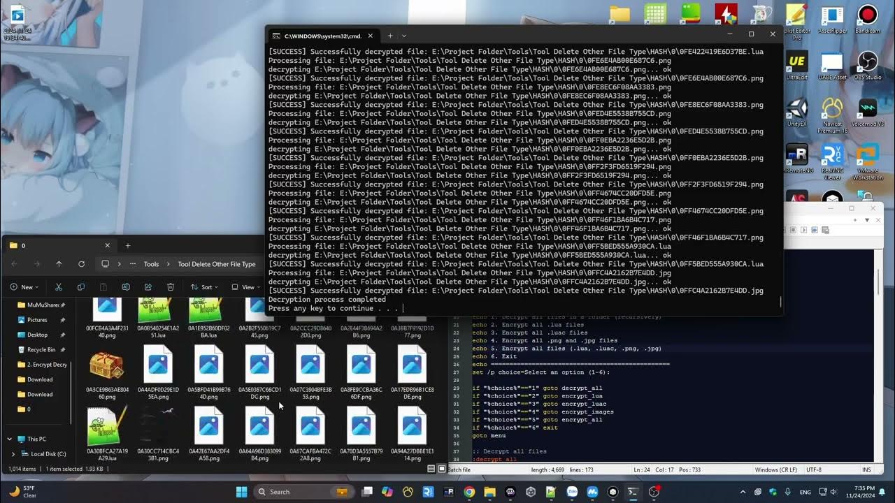 VUSAGaming Tool Encrypt Decrypt Lua, PNG, JPG - YouTube