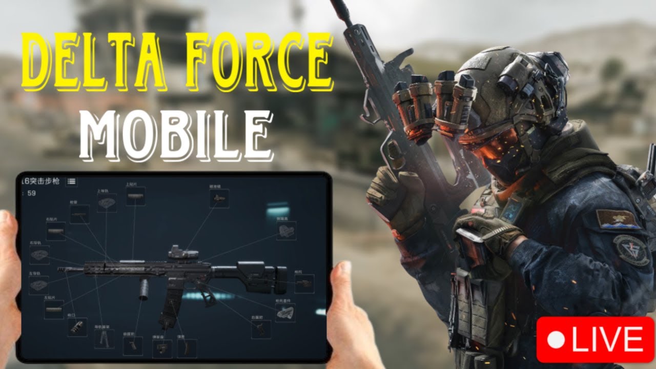 Levelling Up Guns in Delta Force Mobile🔥 | Live Stream! - YouTube
