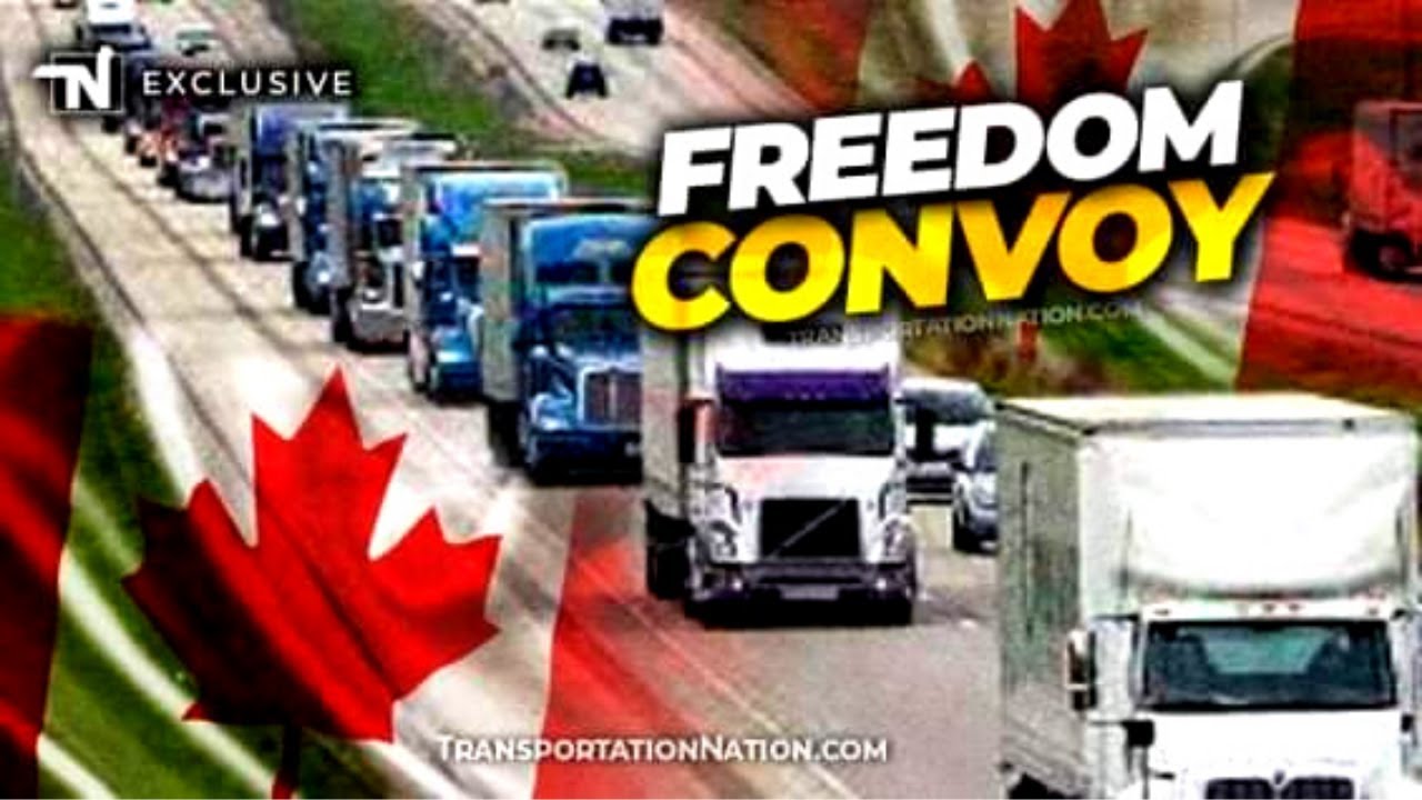 Freedom Convoy Arriving in Ottawa Branded as "Extremists" by CBC - YouTube