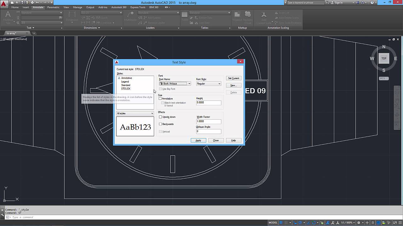 Drawing a Watch in AutoCAD 2015 Pt 6 - YouTube