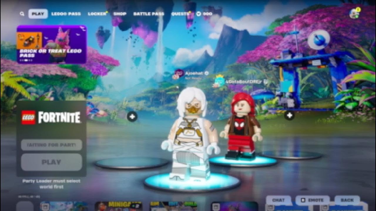 Losing our minds Playing LEGO Fortnite - YouTube