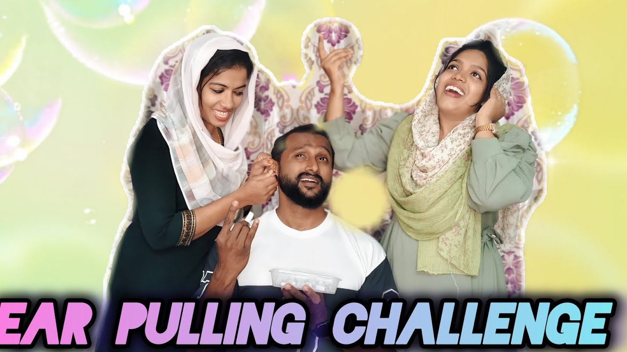 Ear pulling challenge👂 PART 3😁😭😭 - YouTube