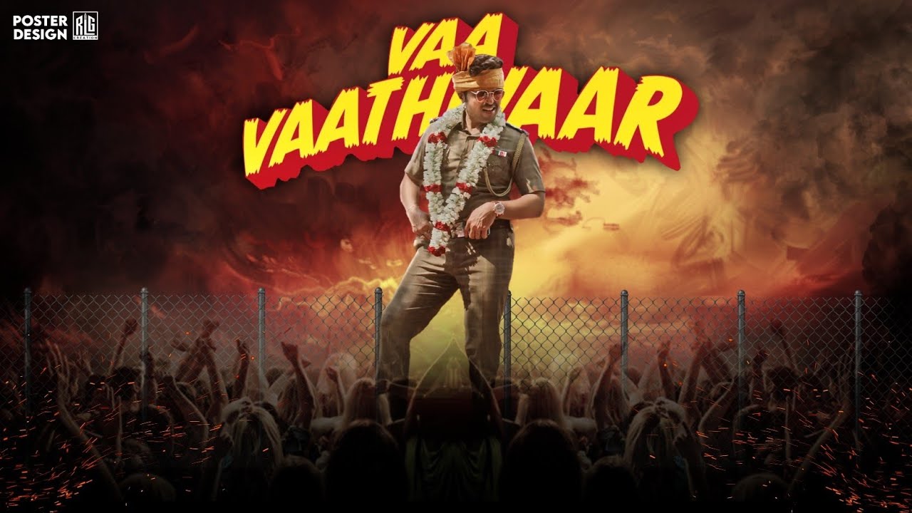 Vaa Vaathiyaar Movie Poster Design | Karthi, Krithi Shetty | Santhosh ...