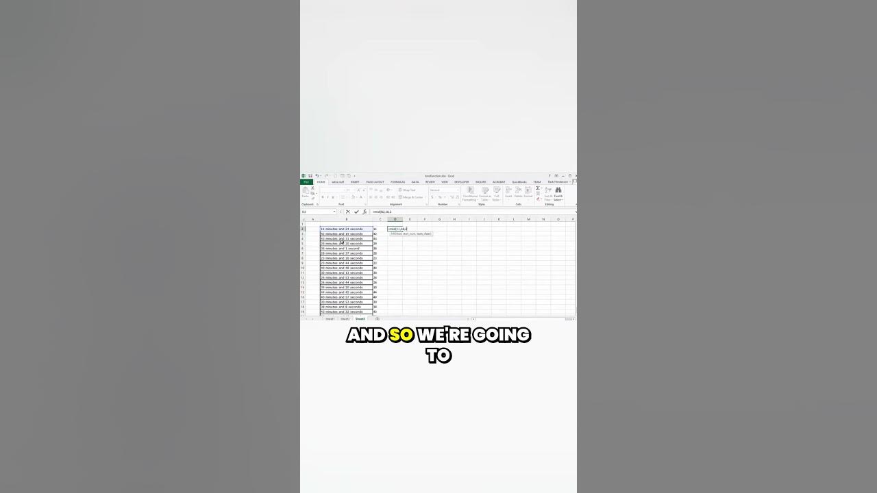 Calculating time written in Excel #excel #spreadsheetmagic #exceltips - YouTube