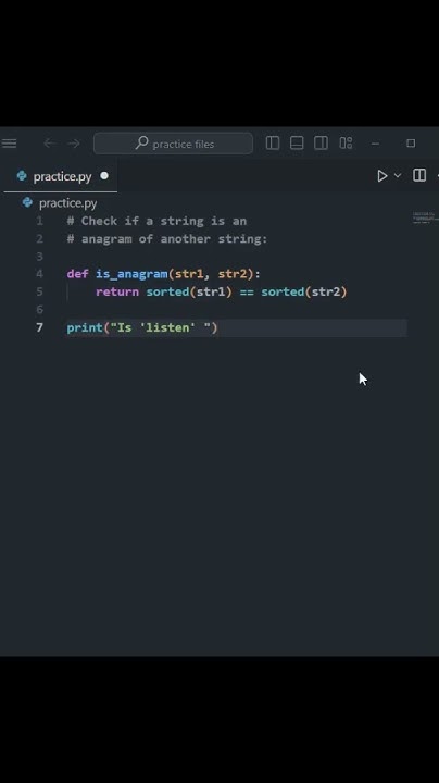 Check if a string is | #python #pythonprogramming#coding#learnpython #pythonforbeginners - YouTube