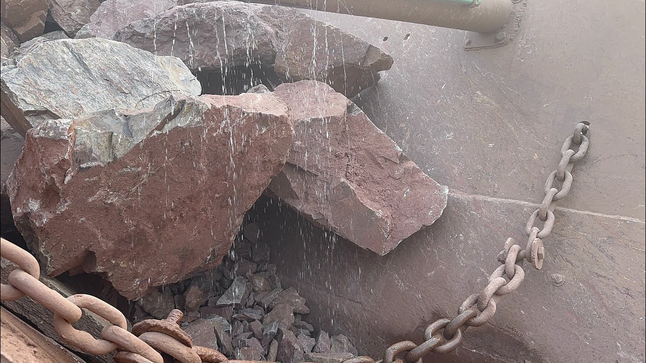 09#Amazing Quarry Primary Rock Crushing Machine Working | Satisfying ...