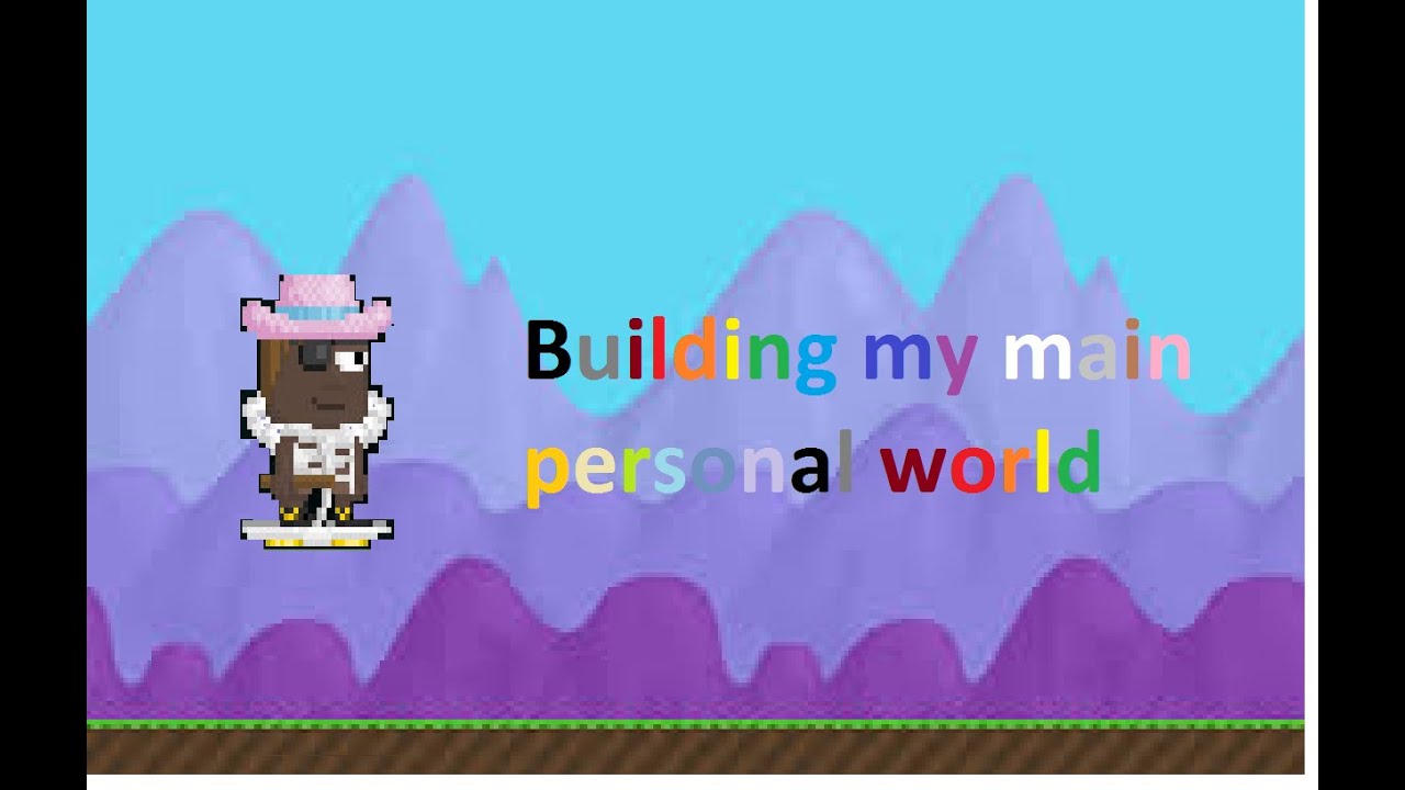 Growtopia - Building my main world - YouTube