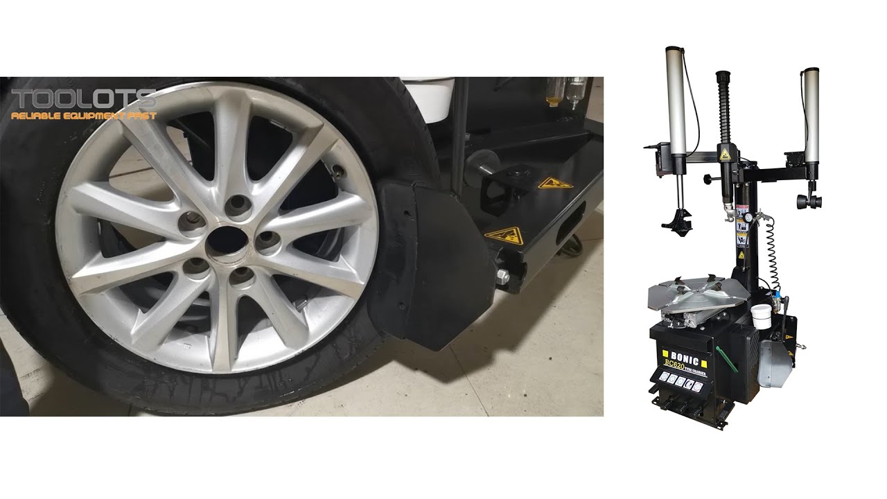 BC620 Double Pneumatic Helper Arms Tire Changer Machine 24 Inch Swing ...