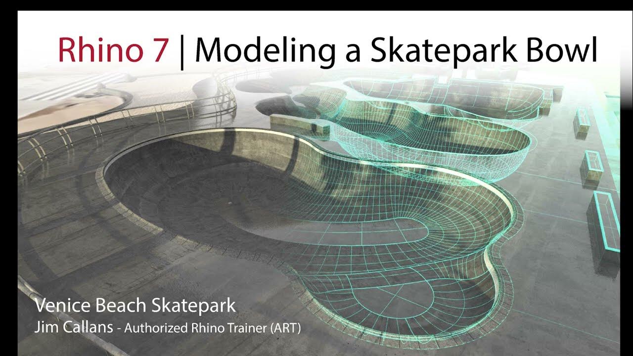 Rhino 7 - How to 3D Model a Skatepark Bowl - Venice Beach Skate Park Pool YouTube - YouTube