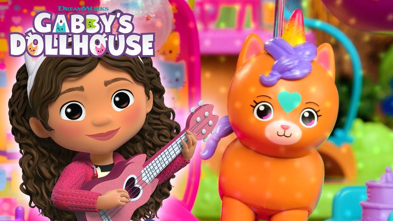 MAGICAL Moments with Kico the Kittycorn 🌈 | GABBY'S DOLLHOUSE TOY PLAY ...