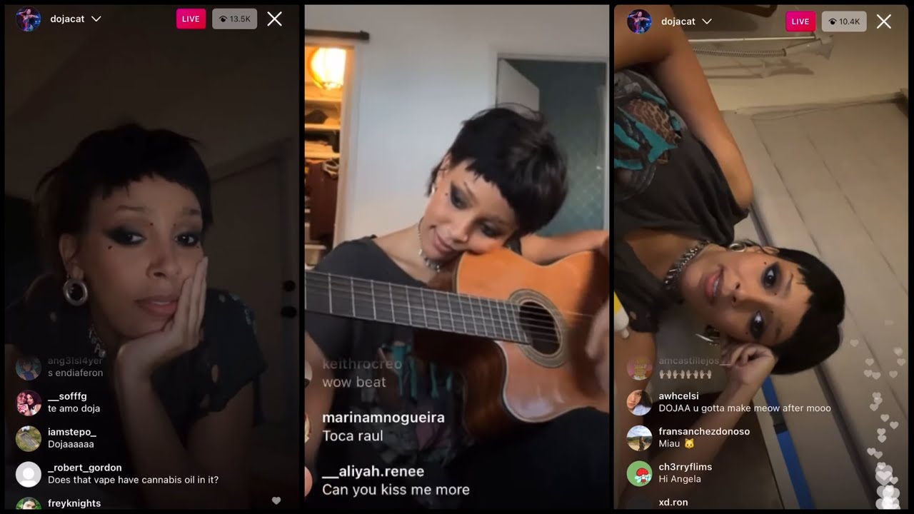 Doja Cat | singing | Instagram Live (Aug 11, 2021) FULL - YouTube