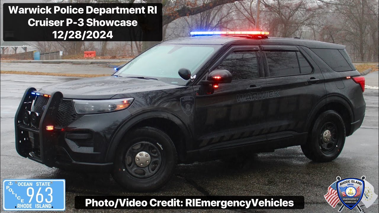 Warwick Police Department RI Cruiser P-3 Showcase - YouTube