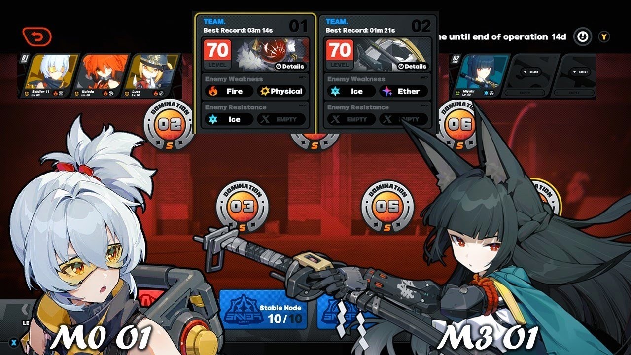 M0 O1 Soldier 11& M3 O1 Hoshimi Miyabi SOLO! | Shiyu Defense 7 | Zenless Zone Zero - YouTube