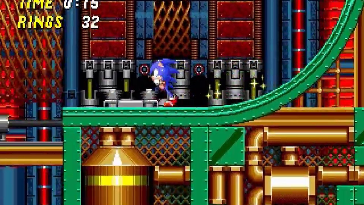 Sonic The Hedgehog 2 Dimps Edition Metropolis Zone 1 (Sonic) - YouTube