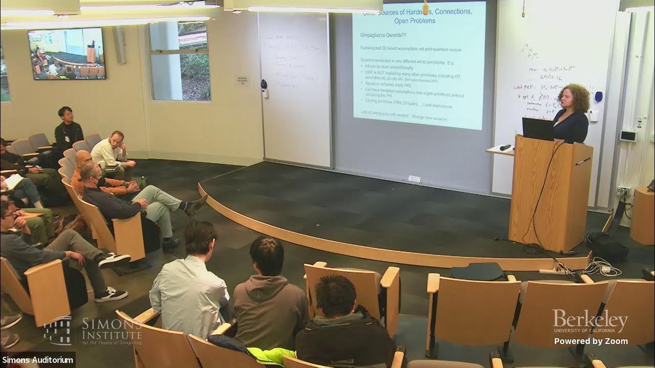 Minimal Complexity Assumptions for Cryptography (Part II) - YouTube