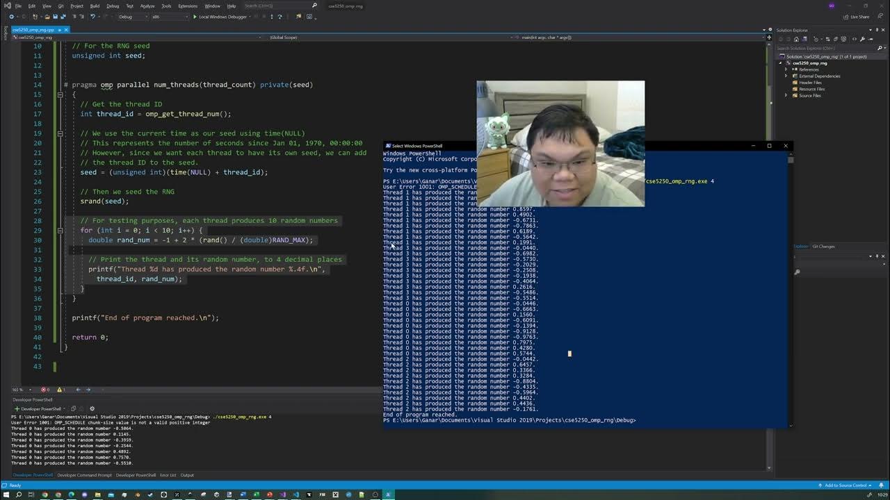 Parallel Programming Video 5 (CSE-5250-60, Fall 2023) - YouTube