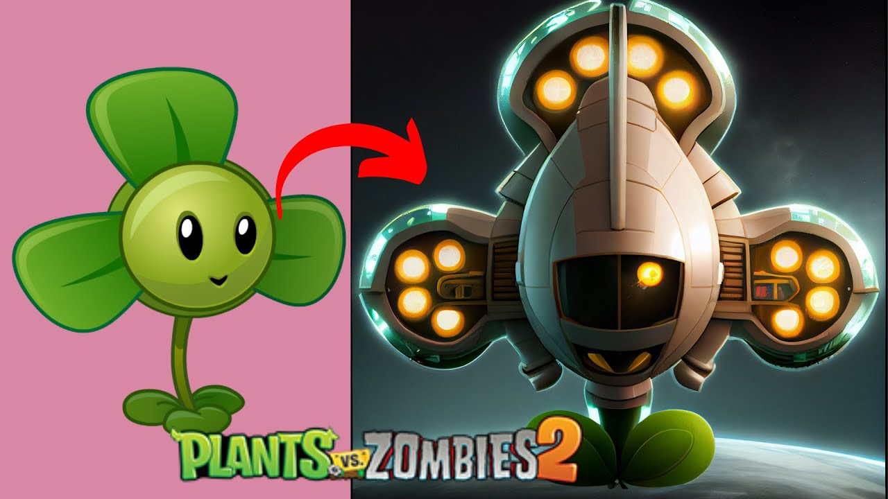 I used AI to generate PvZ Plants as spaceships - YouTube