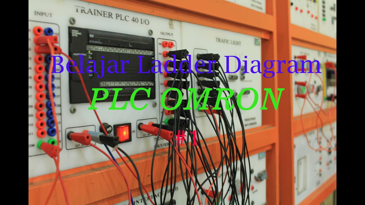 Belajar Ladder Diagram PLC OMRON #1 - YouTube
