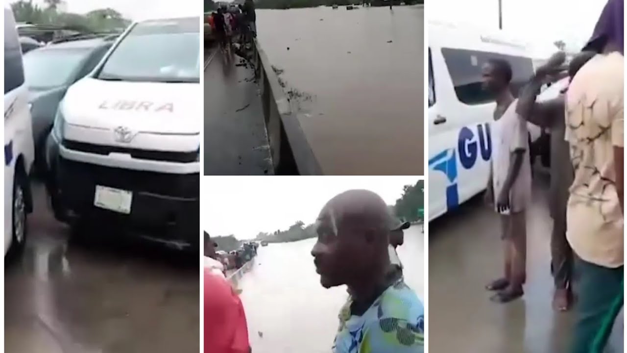 NA SO WE SEE AM ORE BENIN-LAGOS EXPRESSWAYAS FLOOR TAKE OVER - YouTube