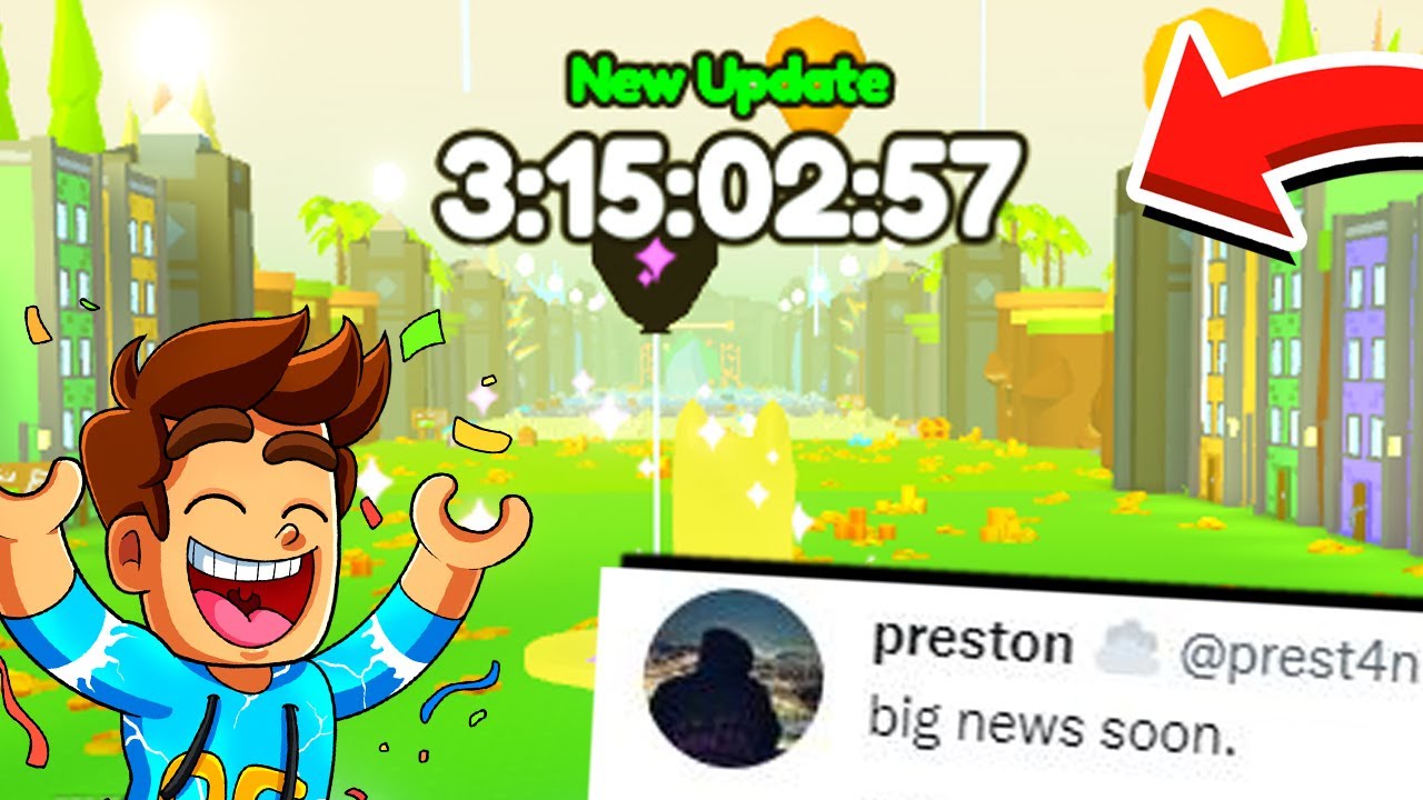 Preston Is UPDATING Pet Simulator X EVERY WEEK?! - YouTube