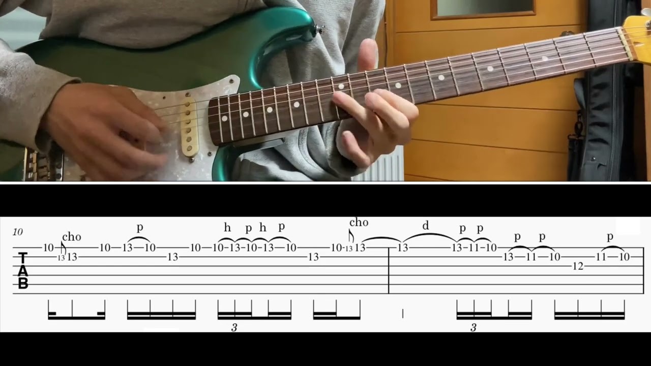 [TAB譜] TRUTH/T-SQUARE Guitar solo [ギター] - YouTube