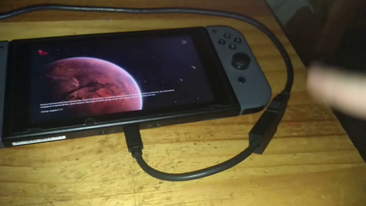 Launch of doom with an external hard drive on Nintendo Switch - YouTube