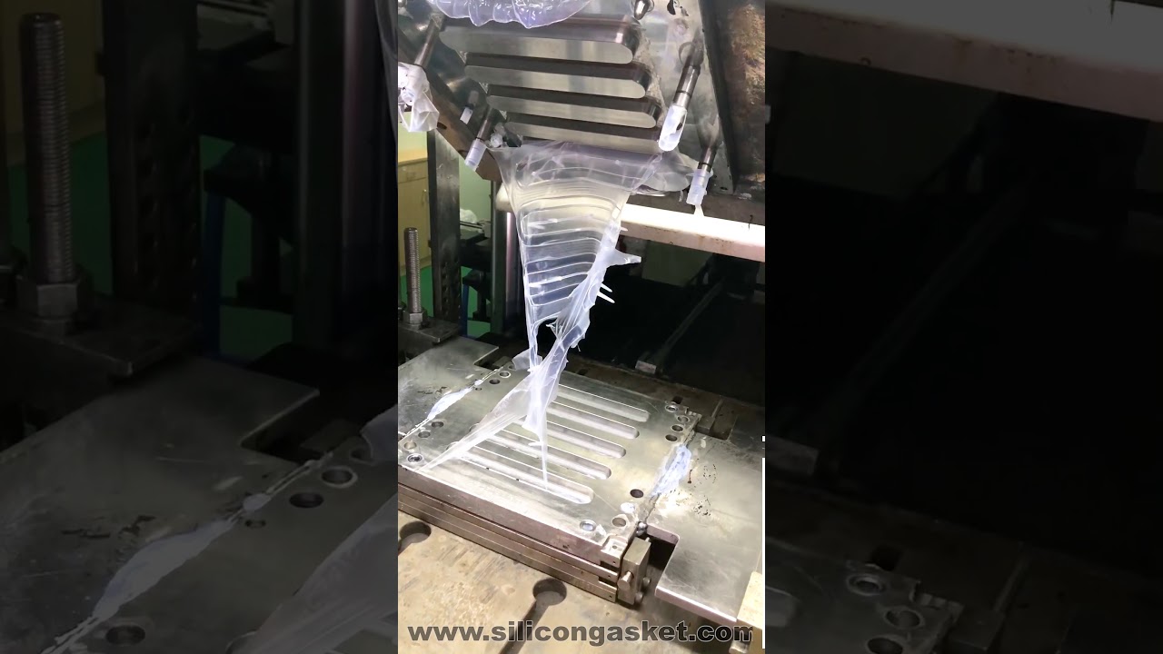 Transfer Injection Molding for Silicone Rubber Membrane - YouTube