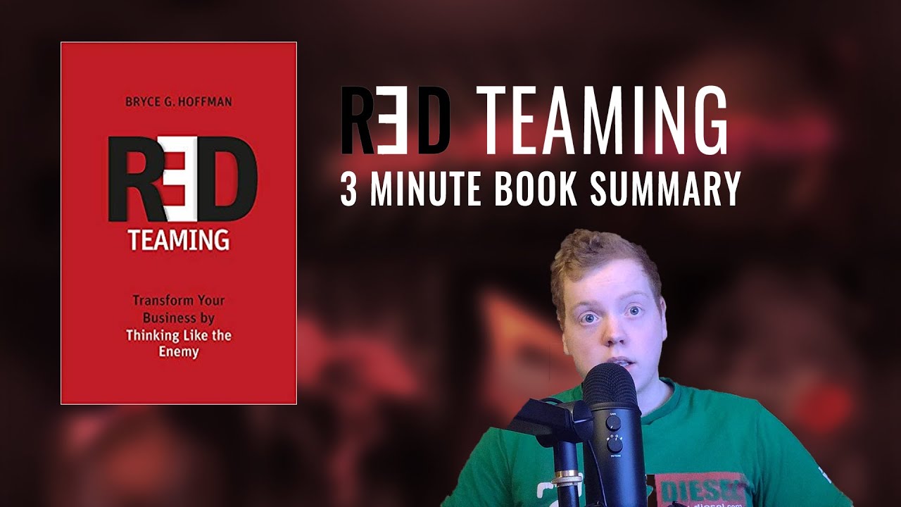 RED TEAMING | 3 Minute Book Summary - YouTube