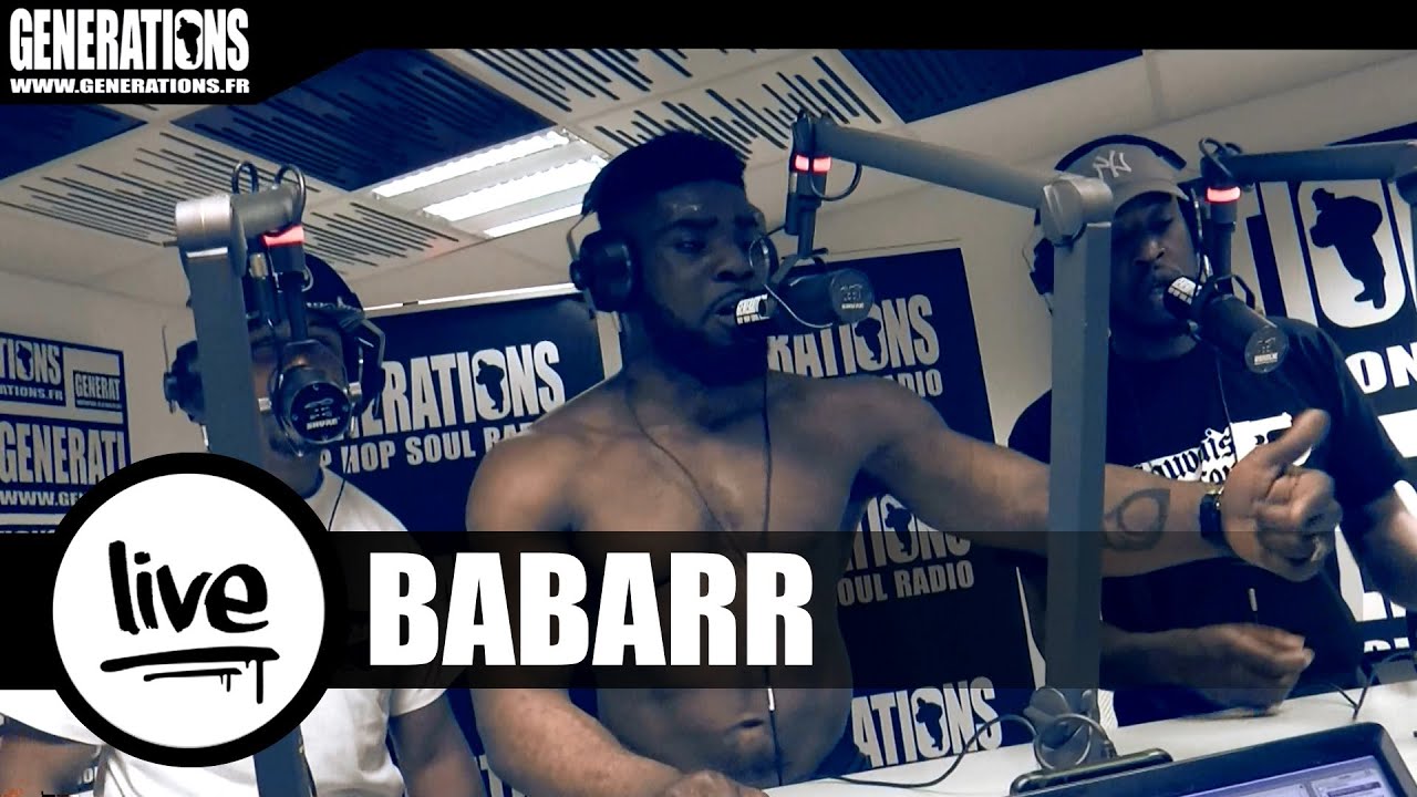 Babarr - La Colère (Live des studios de Generations) - YouTube