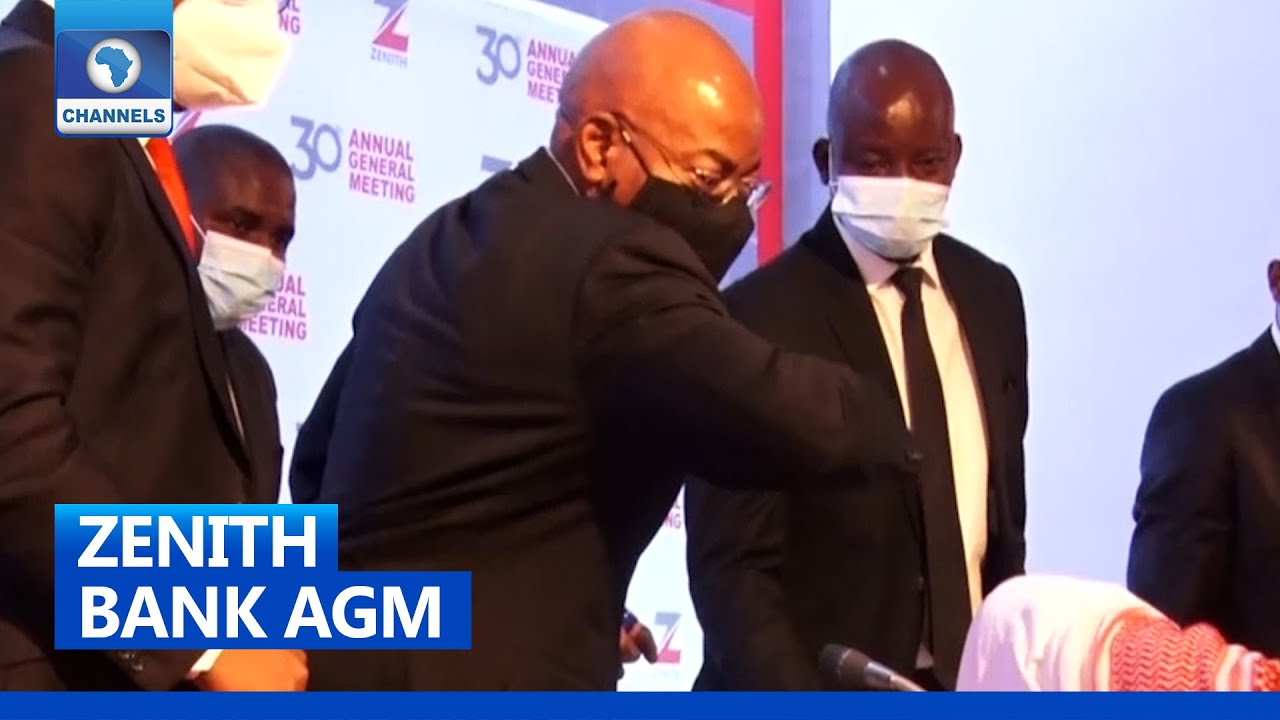 Zenith Bank Holds 30th AGM In Lagos - YouTube