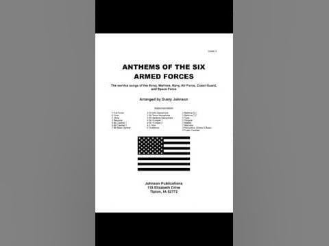 Anthems of the Six Armed Forces score - YouTube