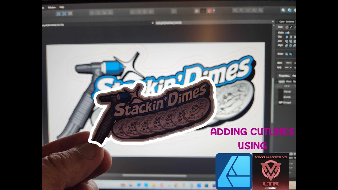 Adding Cutlines for Versaworks Using Vinylmaster/Affinity Designer ...