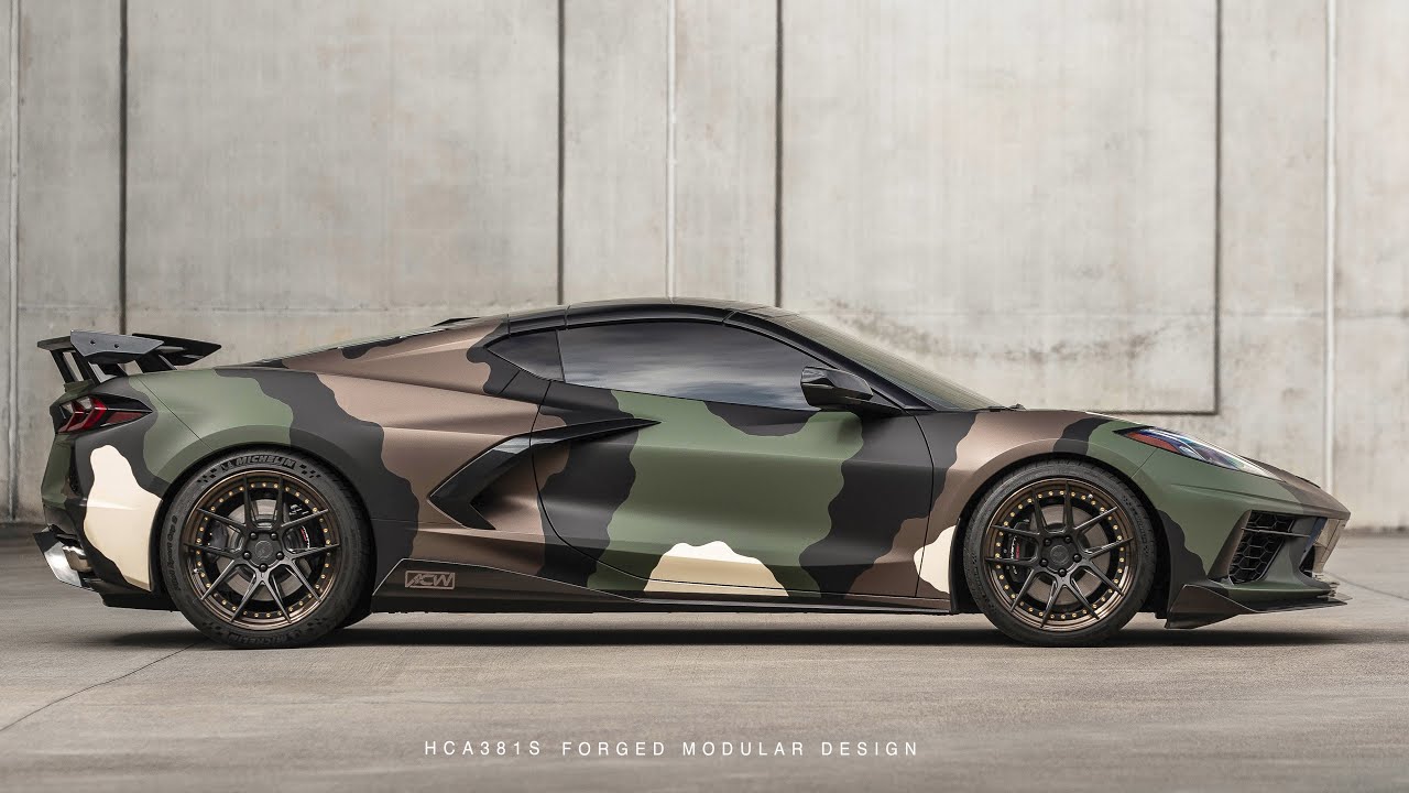 BC Forged - HCA381S ACW C8 Z51 Corvette - YouTube