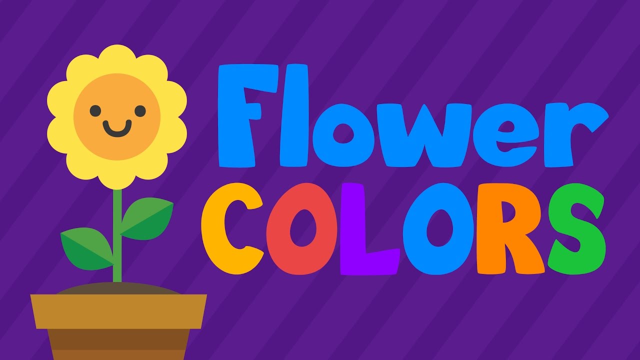 Colors for kids | Learn Colors with cute flower characters | LOTTY ...