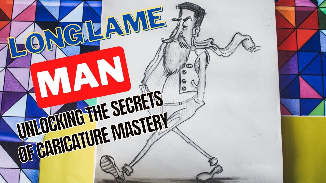 Mastering the Art of Quirky Characters | Drawing a Caricature Man with ...
