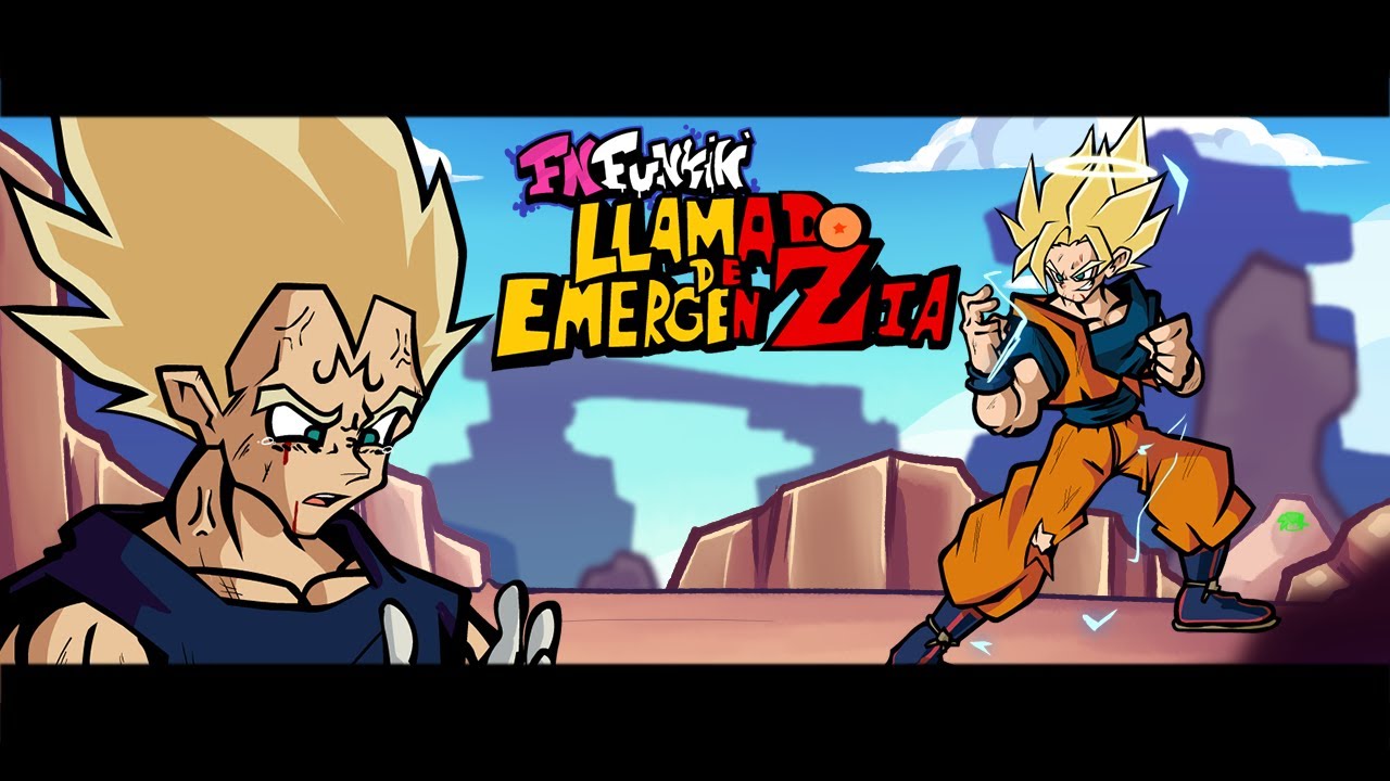 FNF Llamao de EmergenZia (FNF MOD) Dragon Ball Z Parodia Ven y sana mi ...