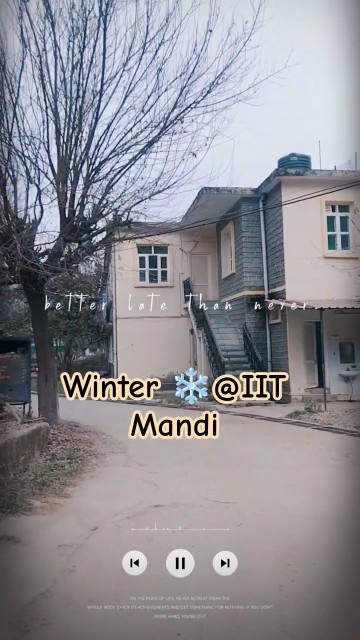Winter☃️@IIT Mandi #hostellife #aesthetic #beauty #travel #trending # ...