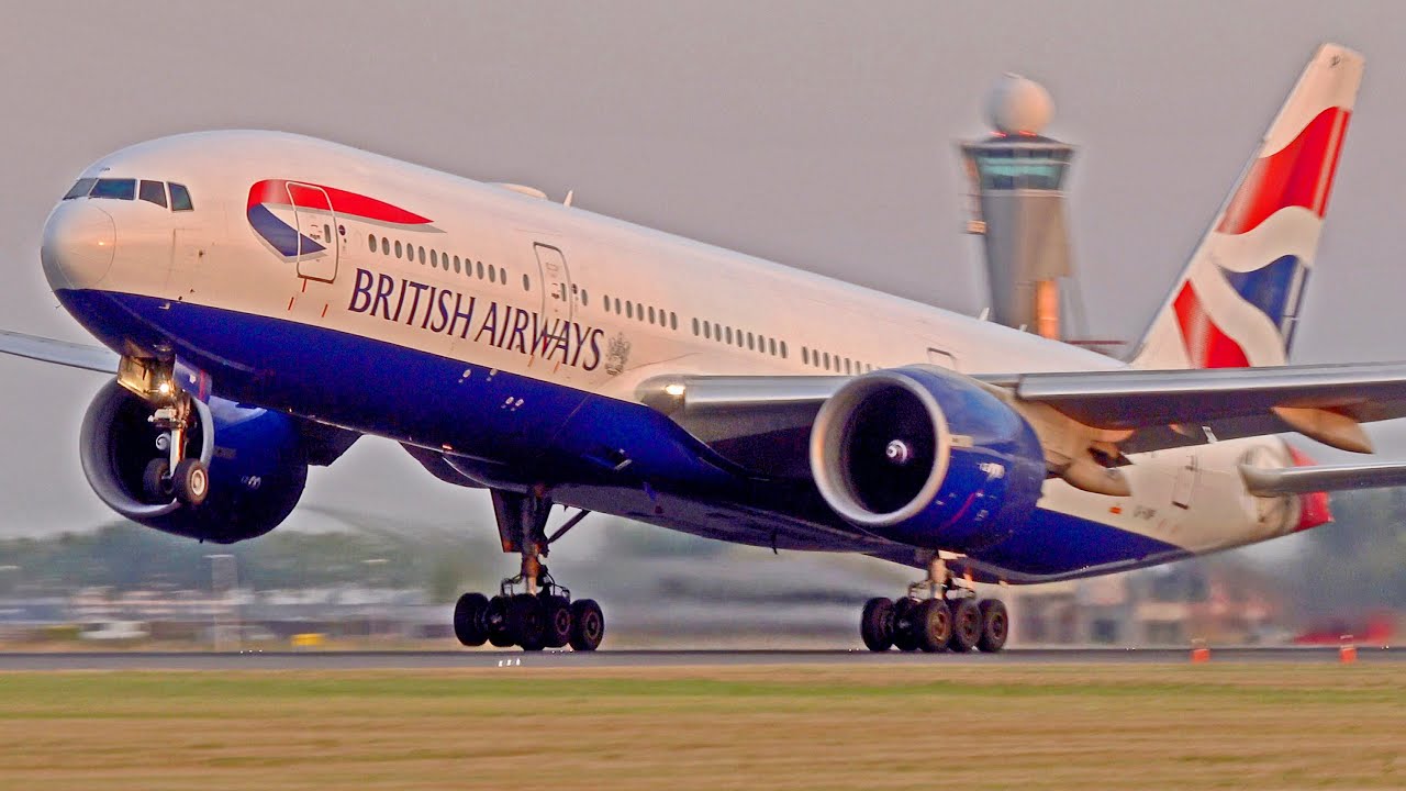 PURE Boeing 777 Engine POWER! Listen To That Beautiful GE-90 Sound ...