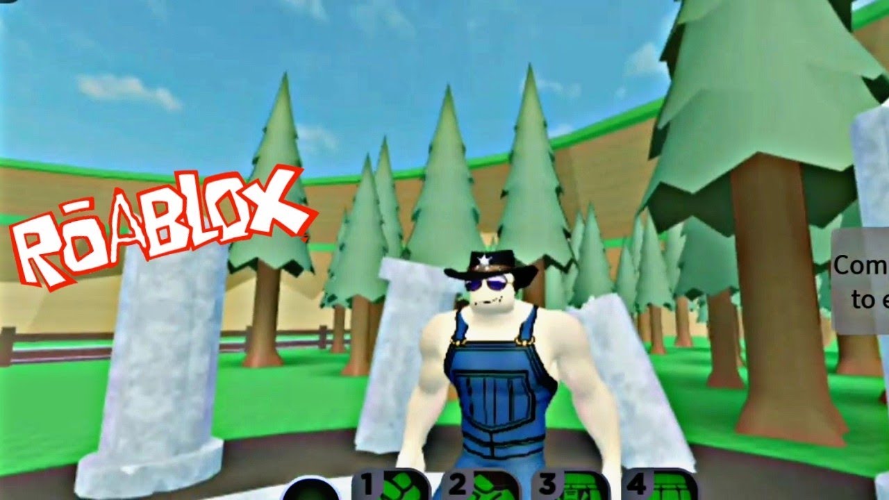 BECOMING BUFF IN ROBLOX - YouTube