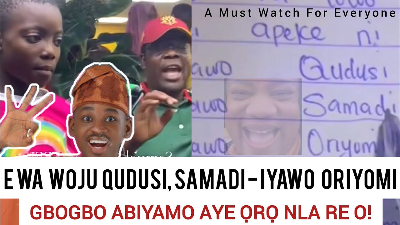 IYAWO ORIYOMI:😲E WA WOJU SAMADI,QUDUSI.GBOGBO ABIYAMO ỌRỌ NLA RE O! # ...