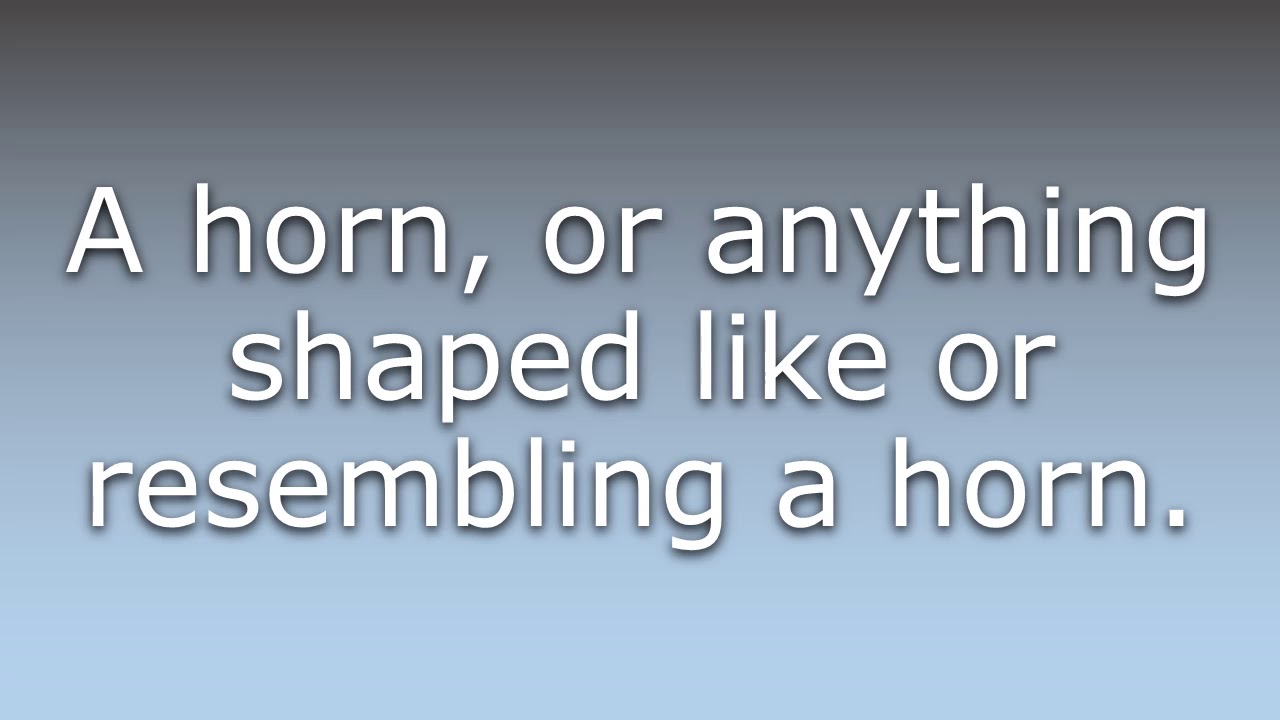 What does Cornu mean? - YouTube