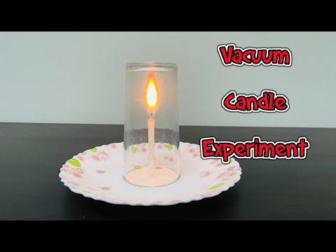 What is in The Air | Vacuum Candle Experiment | Science Experiments For ...
