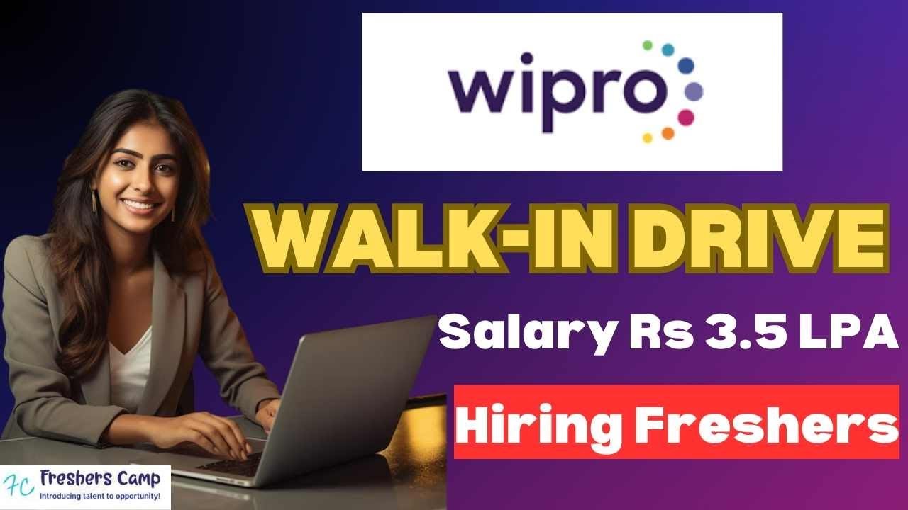 Wipro Walk-in Drive Interview 2025, Wipro Hiring for Freshers, Salary ...